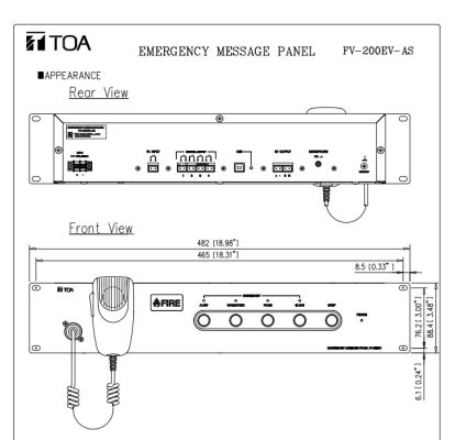 Đầu phát nhạc nền Toa MD-100-AS - Technologys - Solutions
