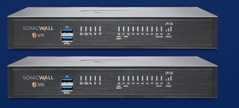 Thiết bị tường lửa SonicWall TZ670